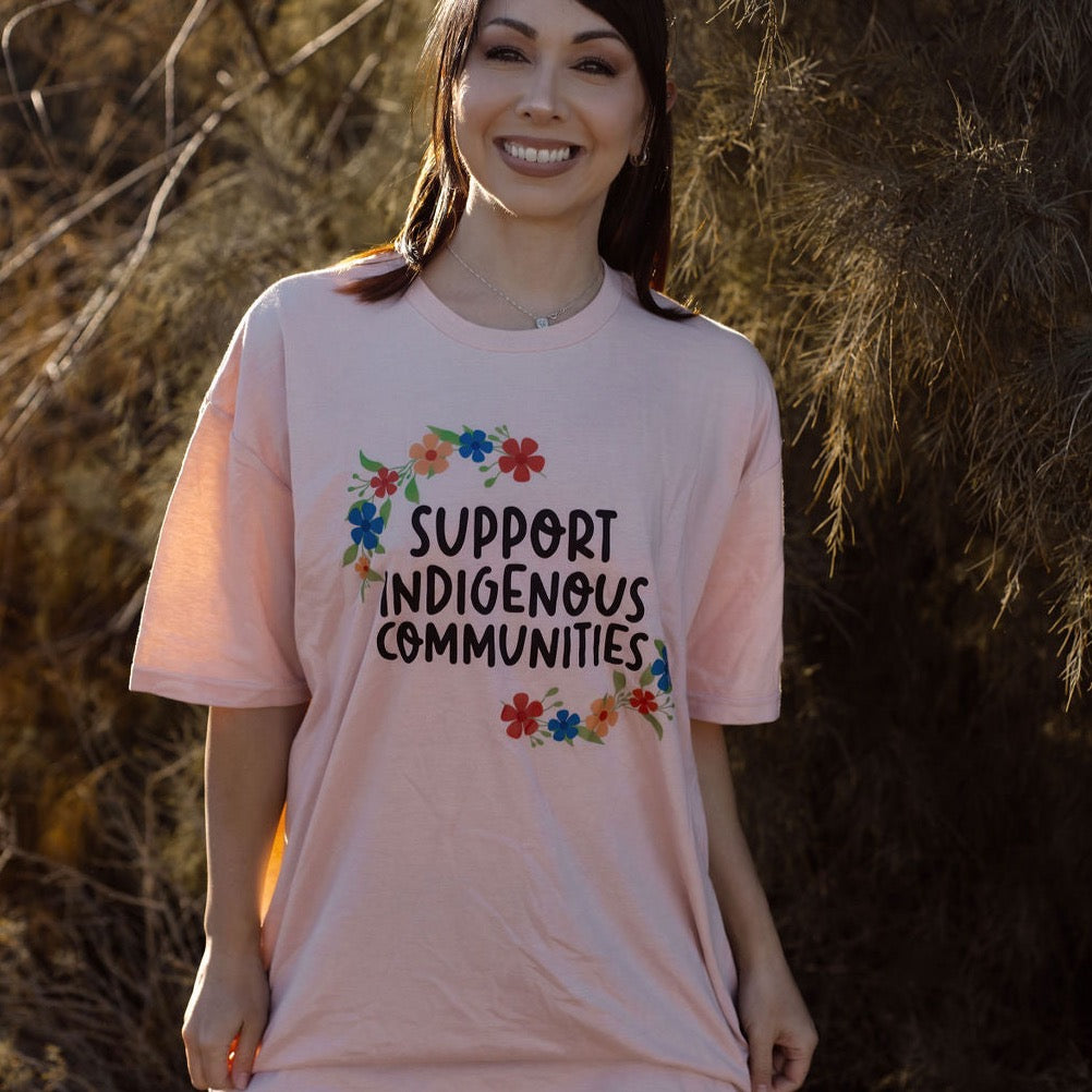 Support Indigenous Communities | Adult T-Shirt - S & K Collective