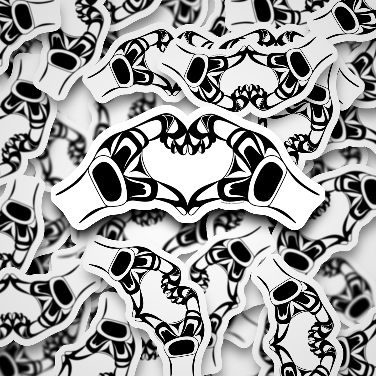 Heart Hands | Die Cut Sticker - S & K Collective